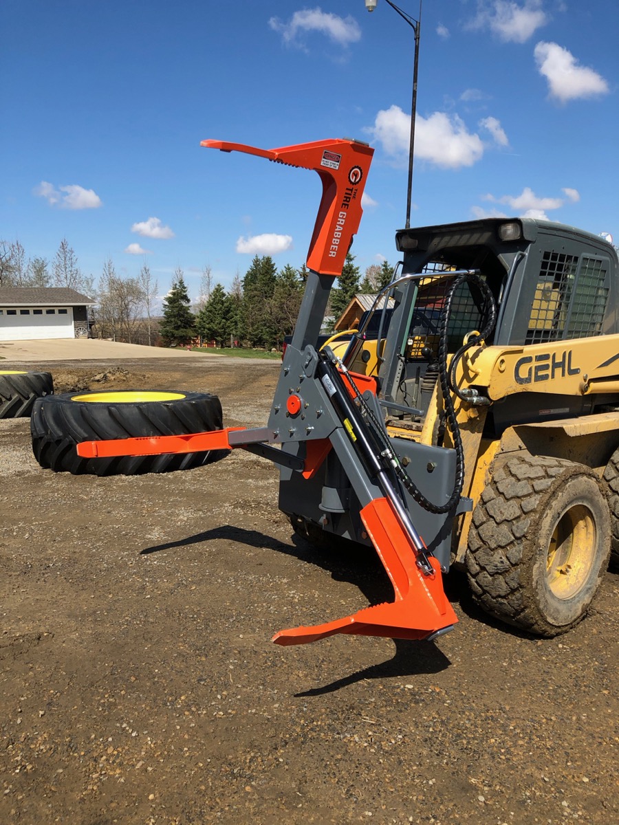 Large Tire Handler | Heavy Duty Equipment | About The TireGrabber
