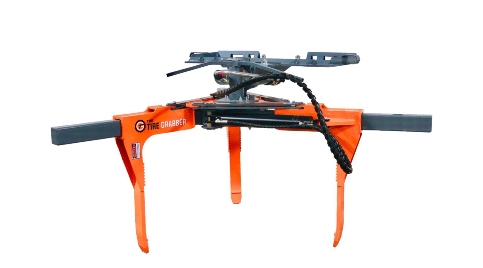 Industrial tire handler | construction site tires | TireGrabber products